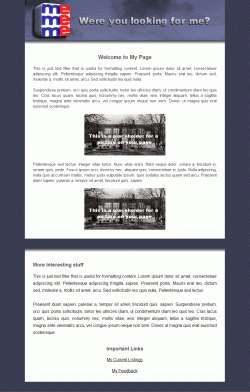 eBay About ME page Templates